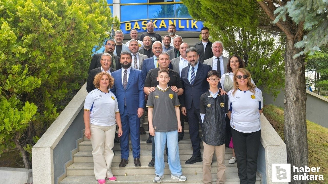 Ankara Kent Konseyi’nden Ankaragücü’ne ziyaret - HABER ANKARA