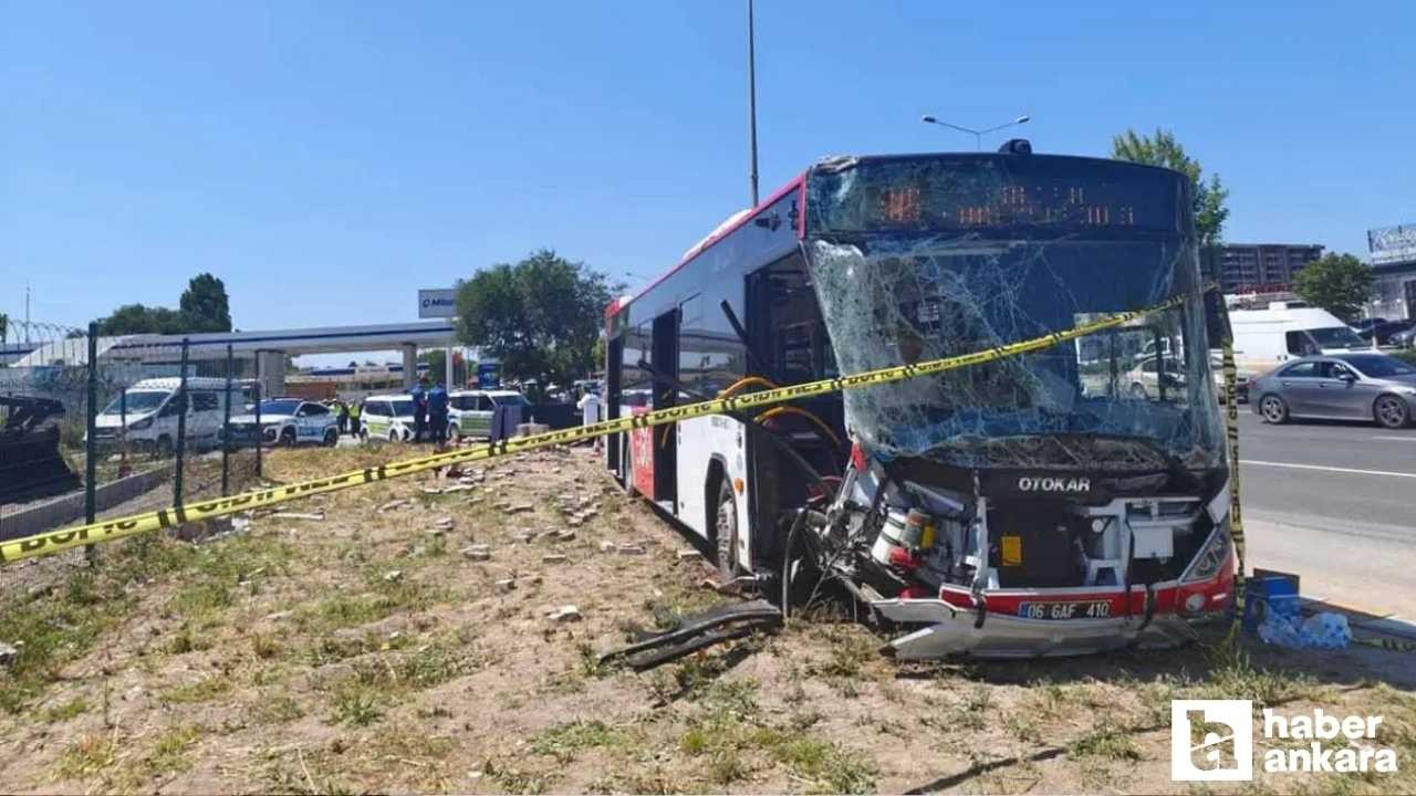 Ankara'da kaza yapan EGO otobüsü soruşturmasında 1 gözaltı! - HABER ANKARA